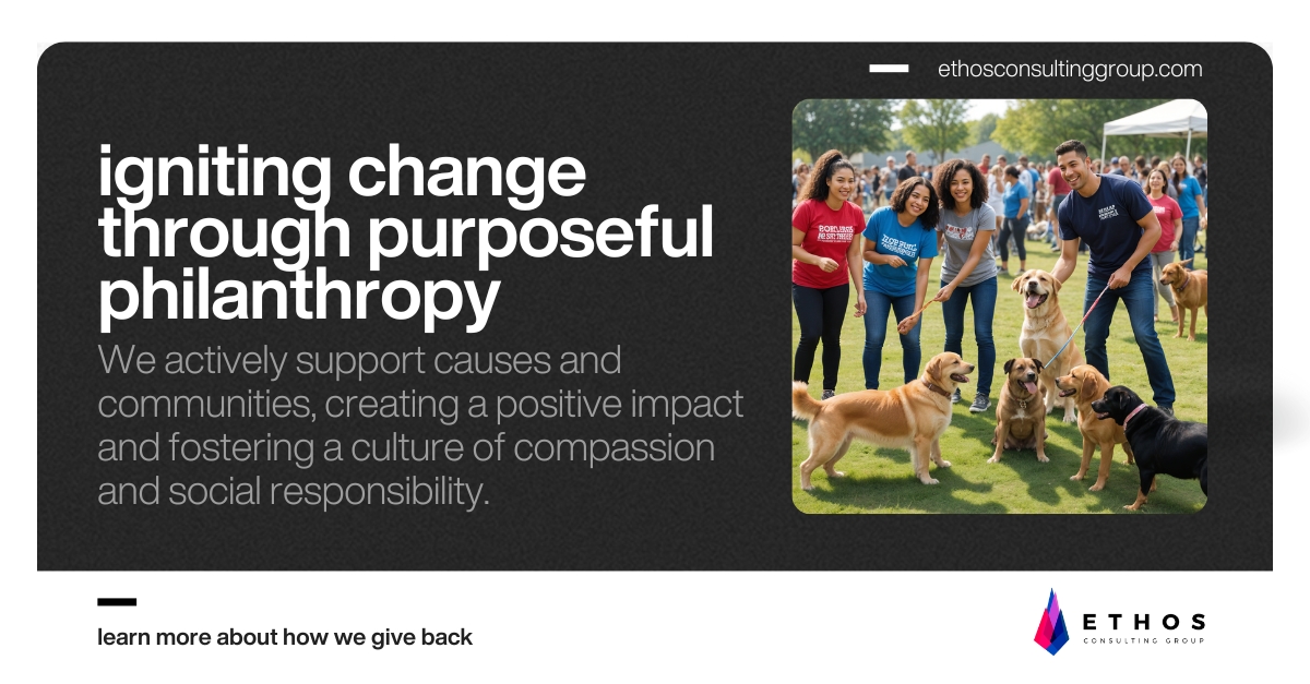 Giving Back - Ethos Consulting Group